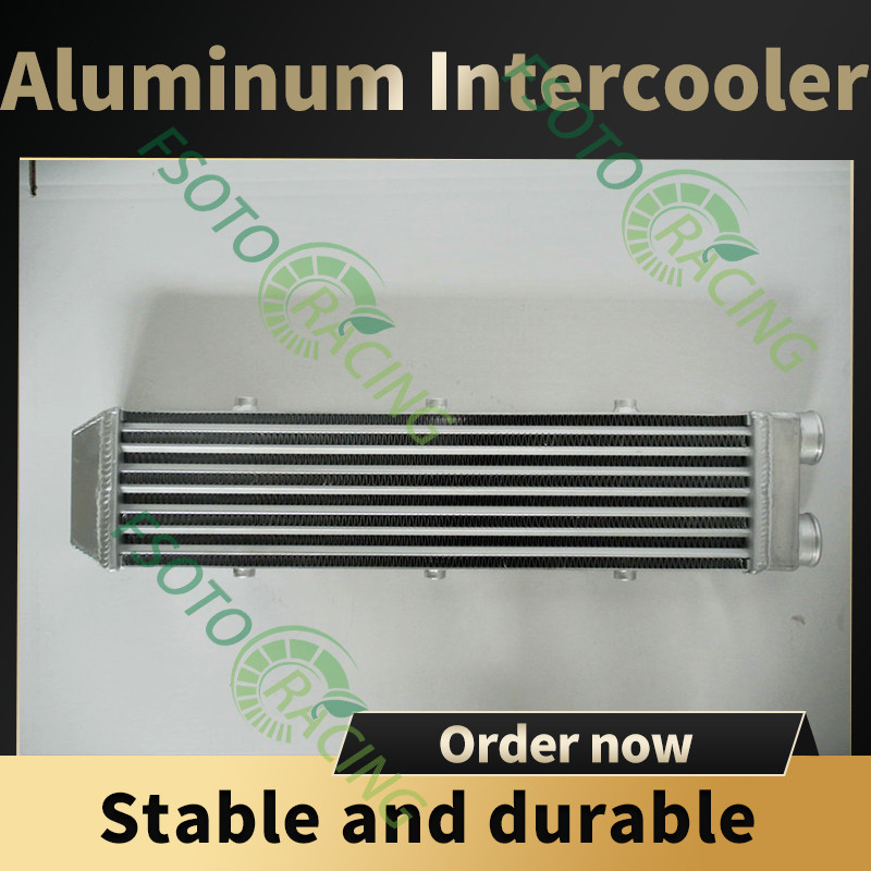 ⚡For Delta Fin Design One Sided Aluminum Cooling Intercooler 550x140x70 ...
