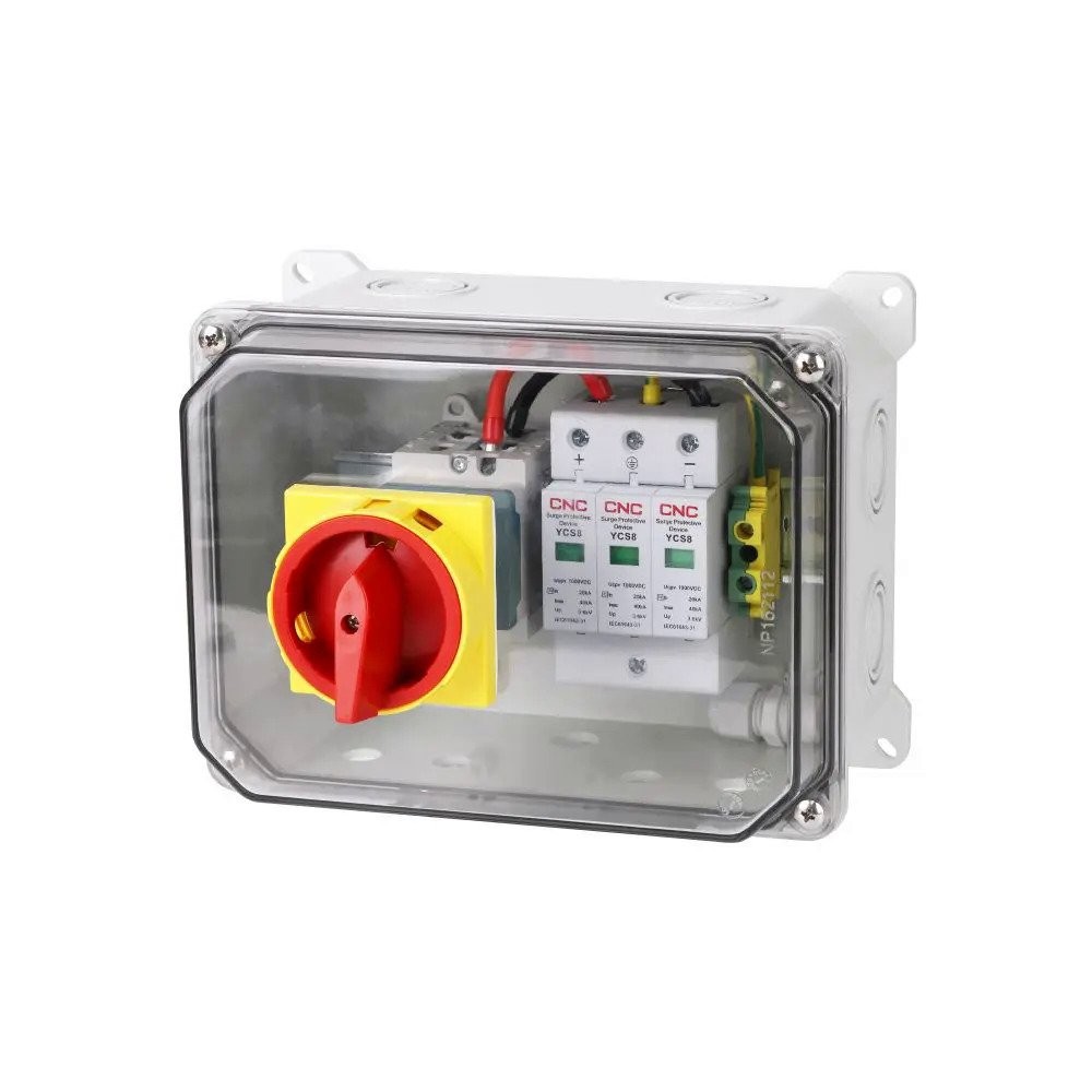 Factory Waterproof Ip65 Solar Dc Combiner Box 1 2 3 4 6 8Ways String Pv ...