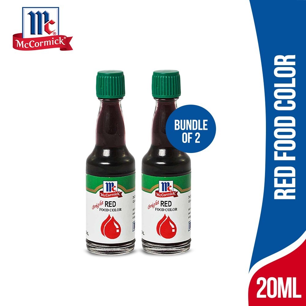 McCormick Red Food Color 20ml- Bundle of 2 | Shopee Philippines