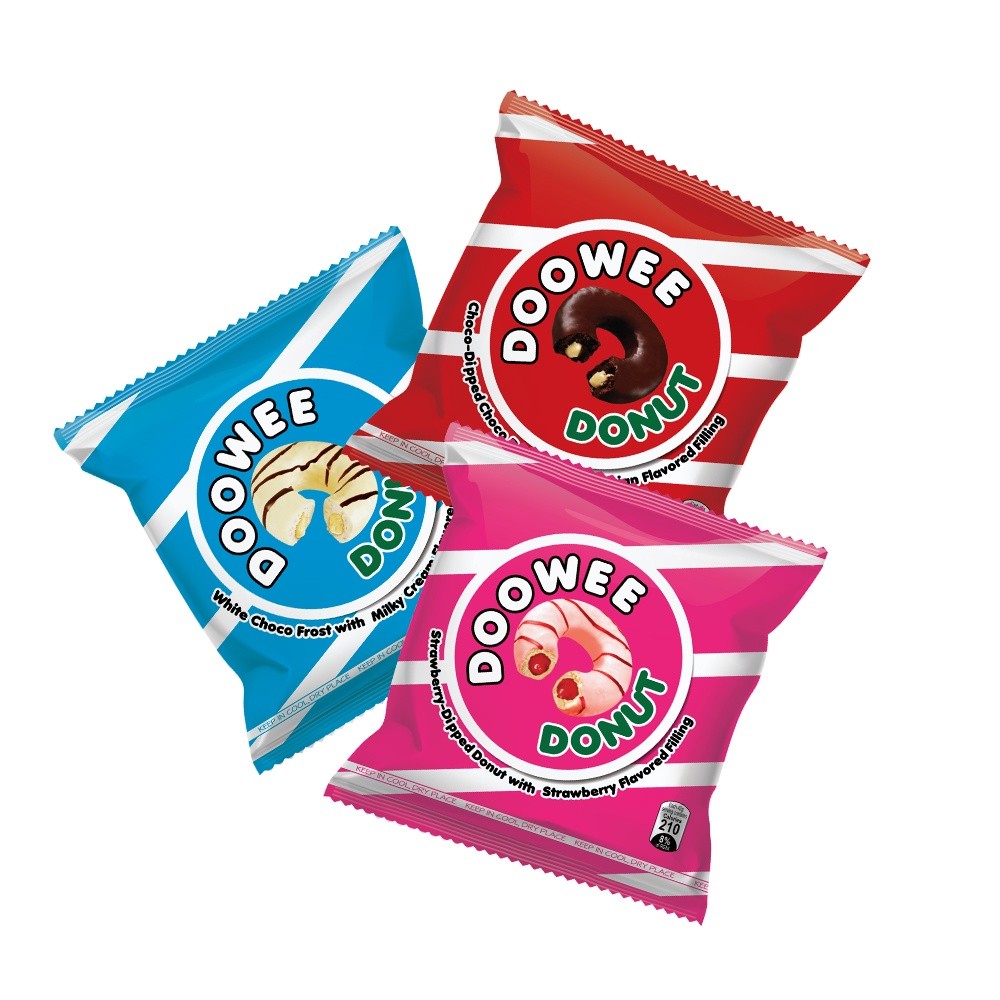 Doowee Donut Assorted 42g x 10pcs | Shopee Philippines
