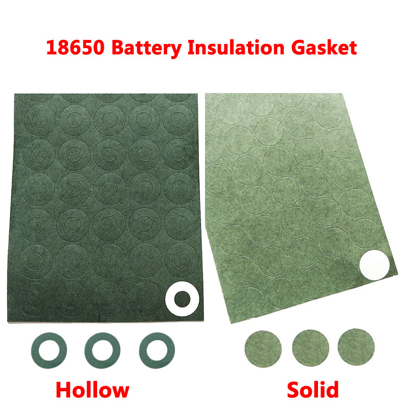 ️1S 18650/18600 Li ion Battery Insulation Gasket Barley Paper Battery ...