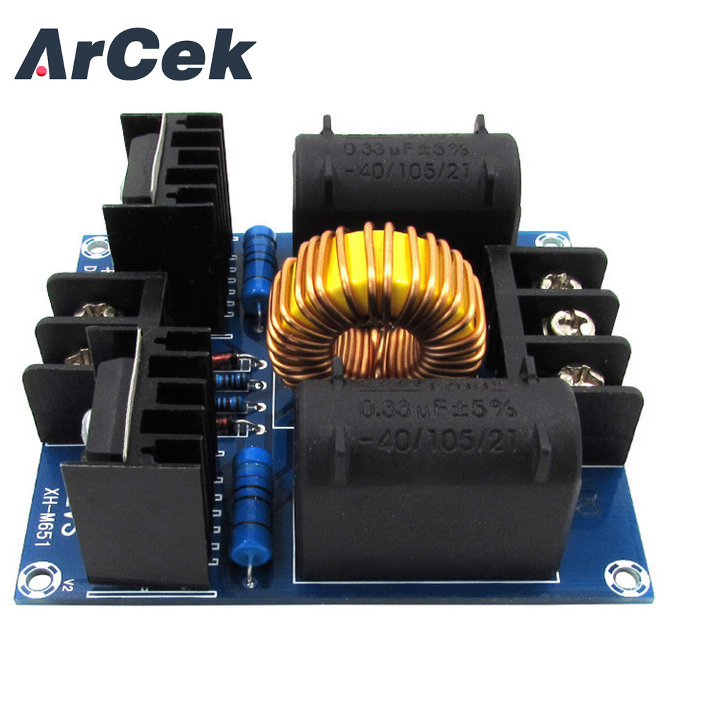 ⋚ZVS Tesla Coil Marx Generator DC 12V 30V 20A 1000W High Voltage Power ...