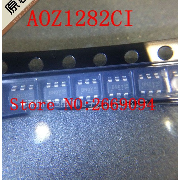 ☭20pcs/50pcs /100pcs Free shipping AOZ1282CI AOZ1282 DC-DC step-down ...