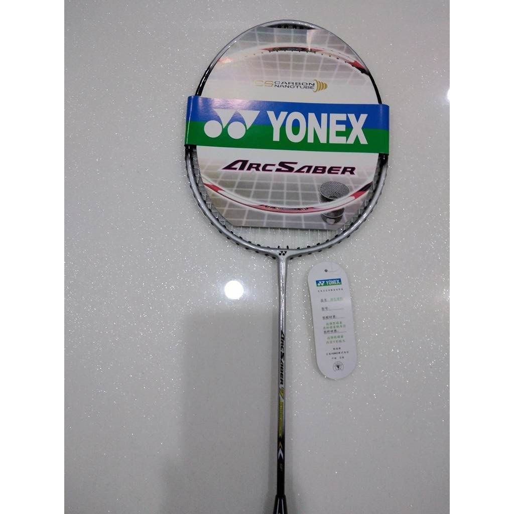 YONEX ARCSABER 7 FULL CARBON ISOMETRIC BADMINTON RACKET ( RANDOMLY STRUNG COLOR) | Shopee ...