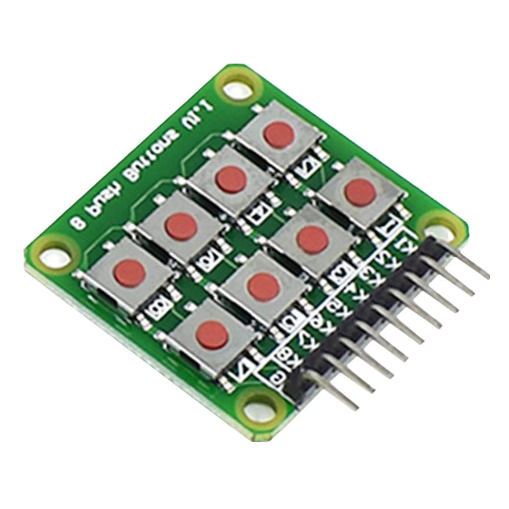 2x4 Keypad 4x2 Keypad 8 Push Buttons V100 Mcu External Expansion Keyboard Module Keyboard Butt