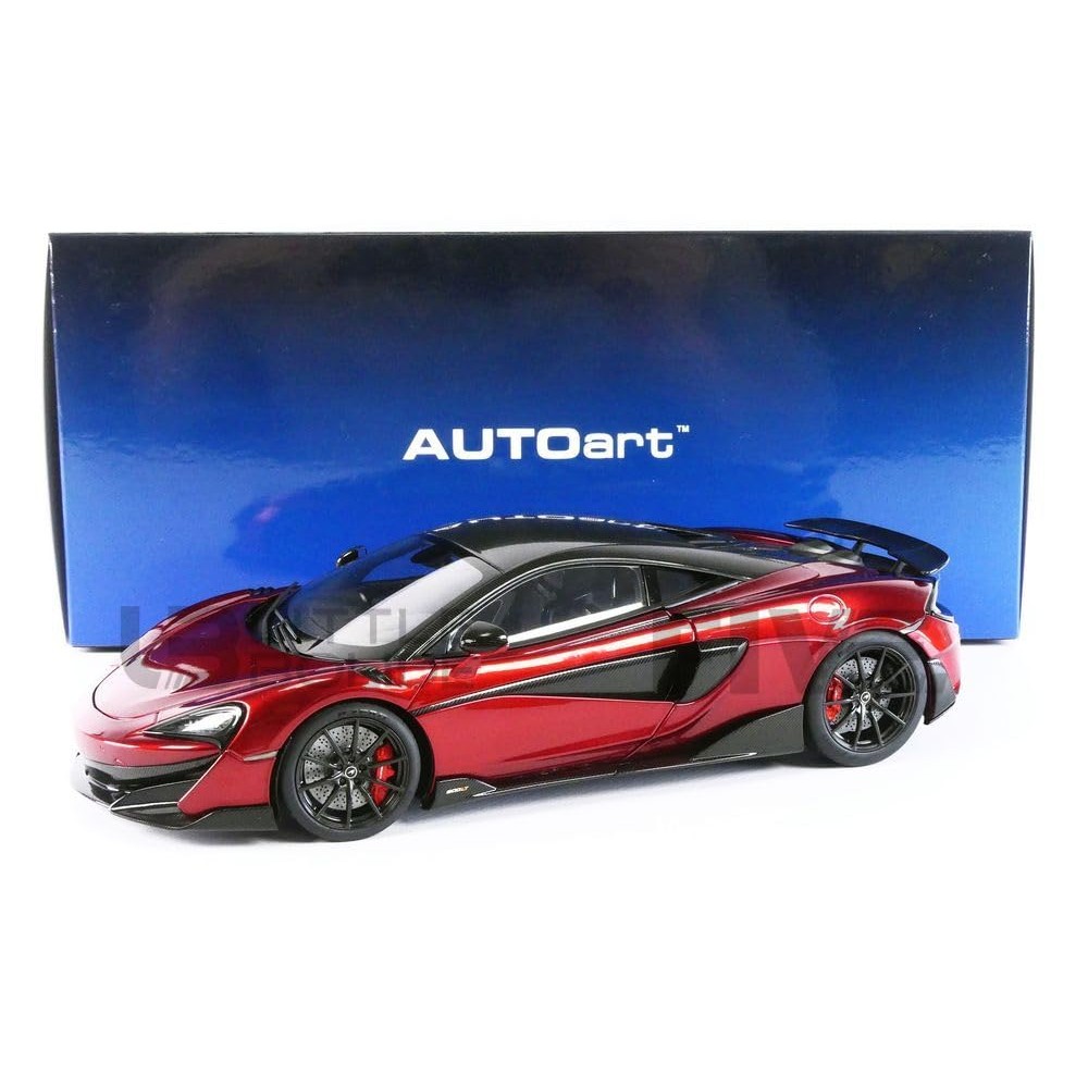 Authentic AUTOart 1/18 McLaren 600LT Red Metallic/Carbon Roof Finished ...