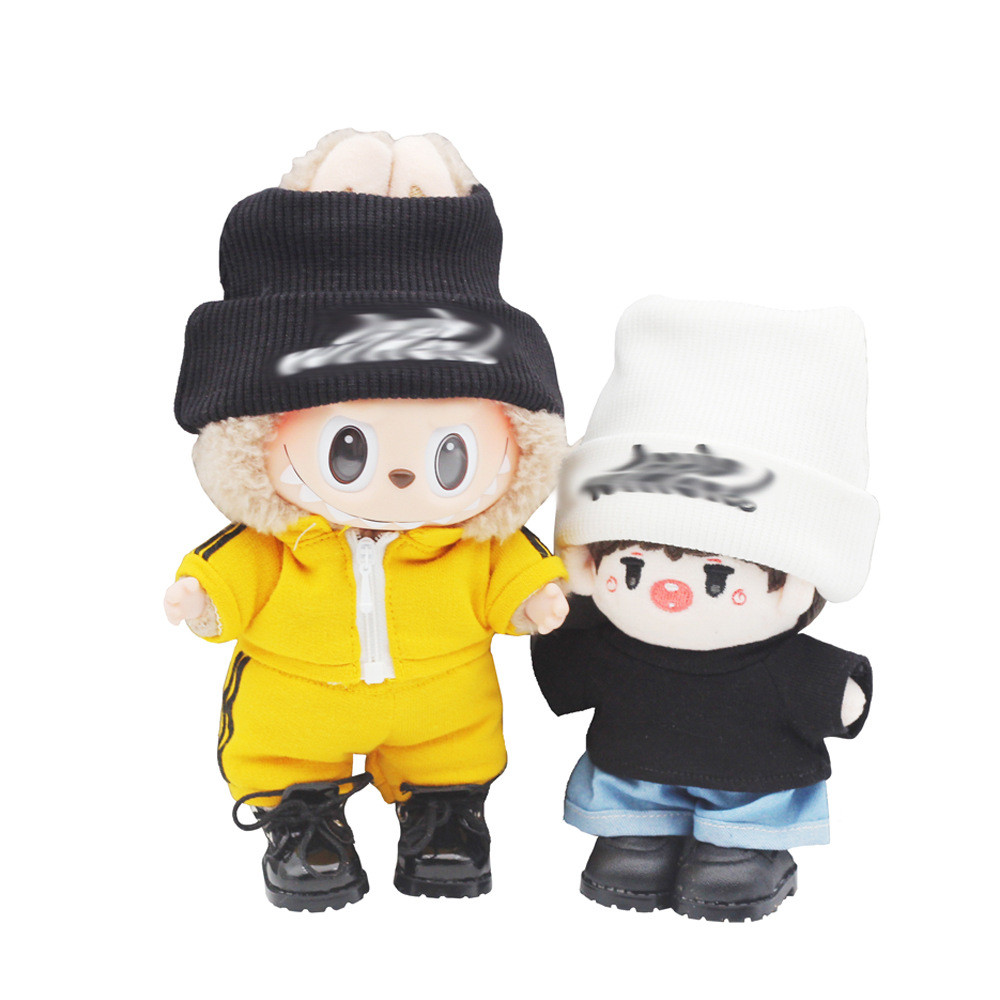 25AG Doll Labubu Blind Box Cotton Fashion Knit Labubu Foldable Hat17CM ...