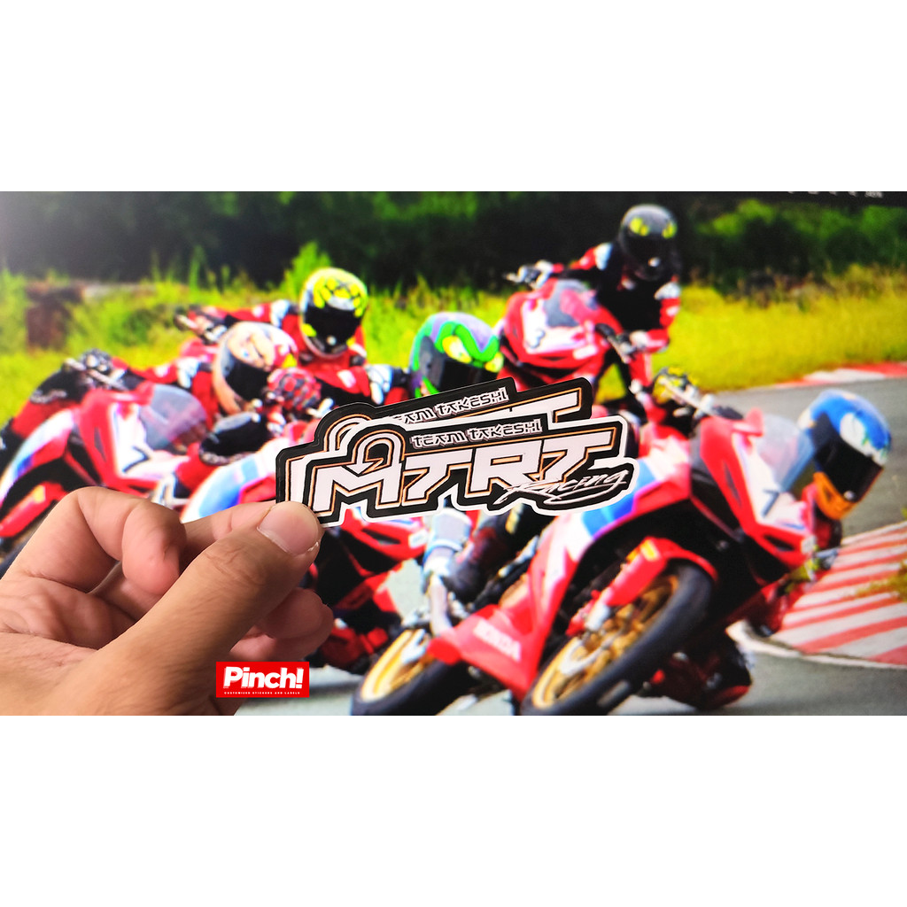 Pinch Motorcycle Sticker - MTRT 4pcs | Shopee Philippines