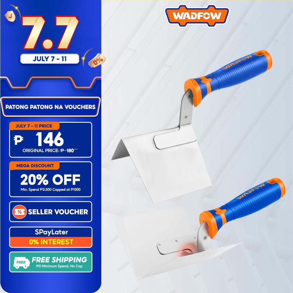 WADFOW Inside Corner Plastering Trowel with Stainless Steel Material ...