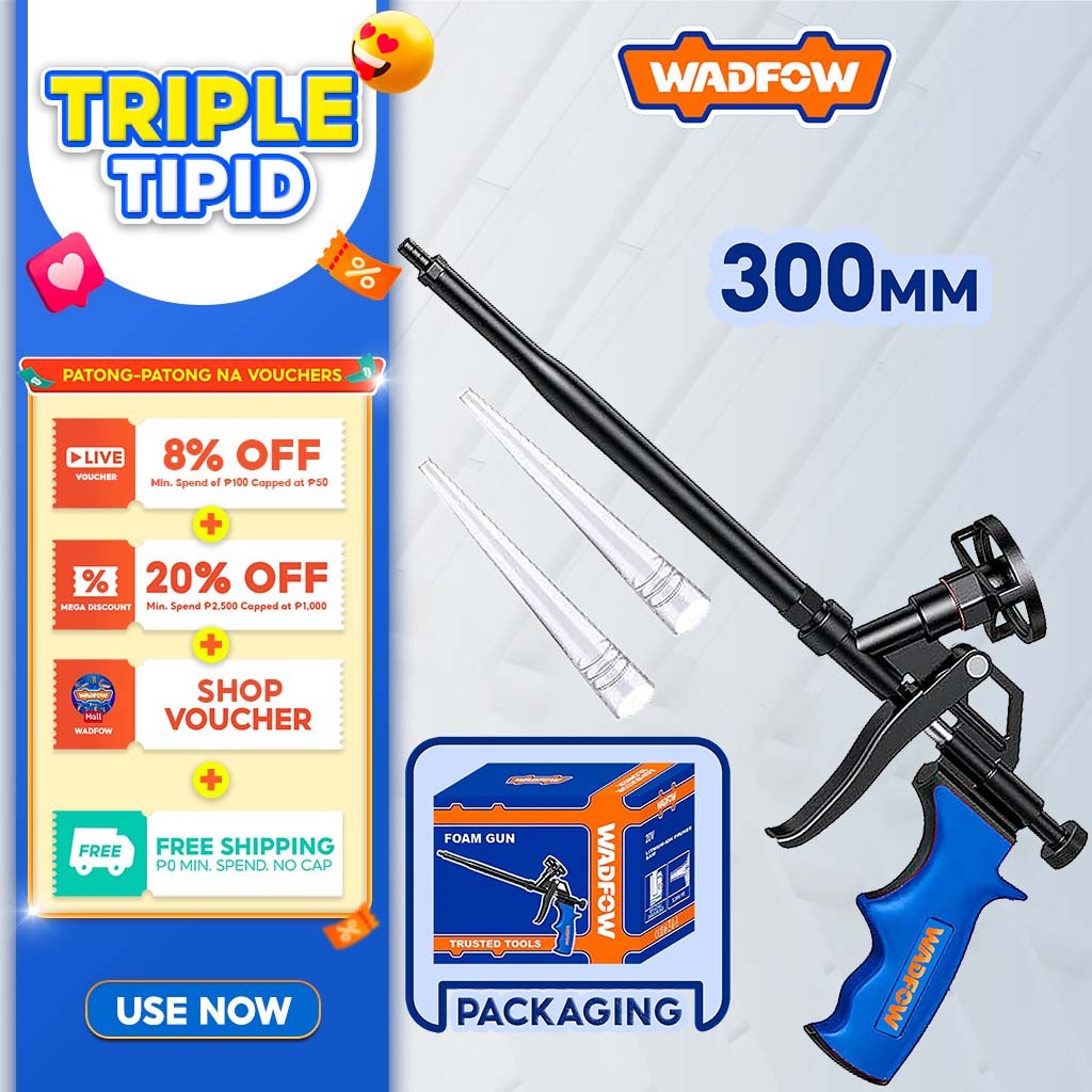 Wadfow WFPQ1302 300mm Foam Gun with Teflon-Coated Copper Nozzle | Shopee Philippines