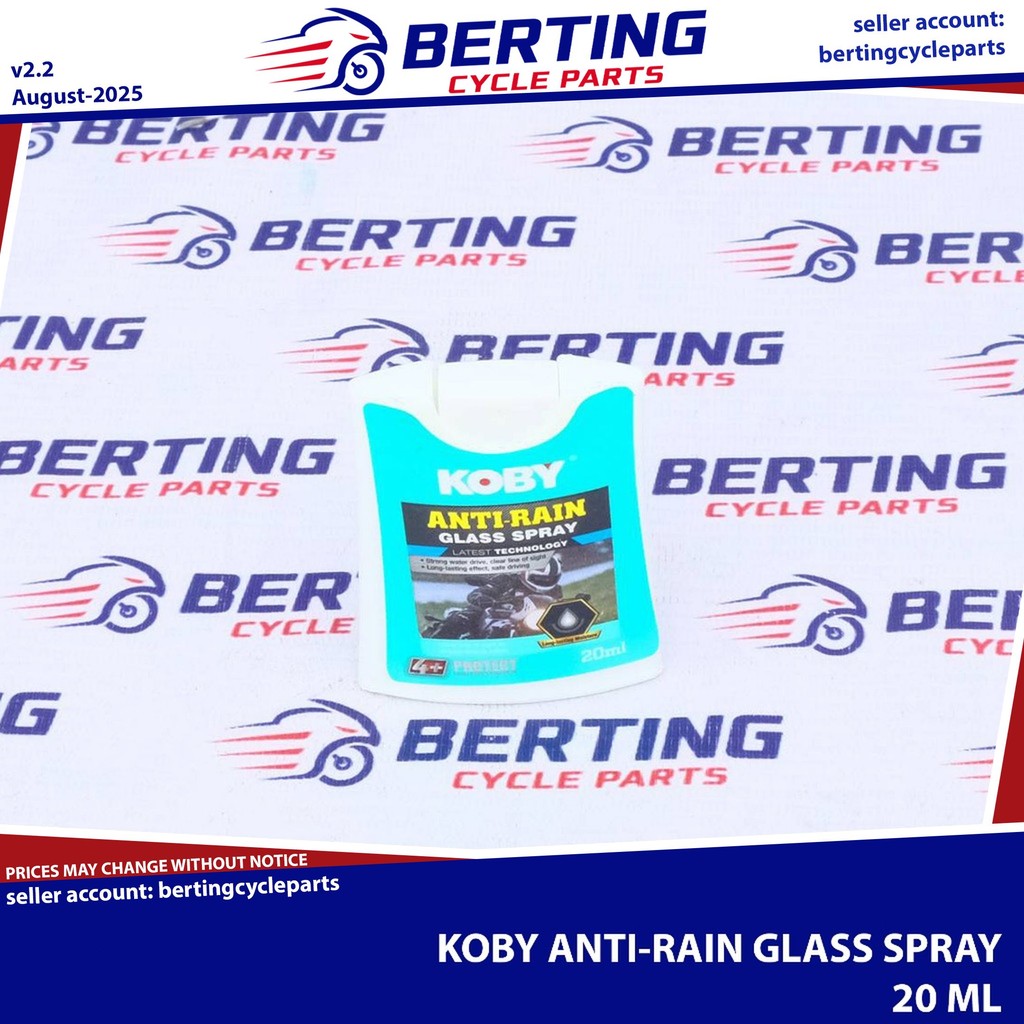 KOBY ANTI-RAIN GLASS SPRAY Genuine | Shopee Philippines