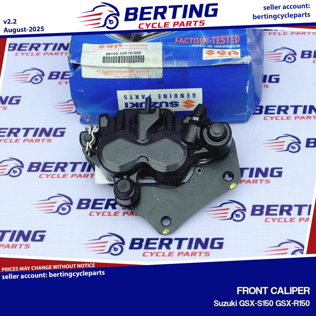 SGP FRONT CALIPER Suzuki GSX-S150 GSX-R150 Genuine 59100-12K10-000 ...