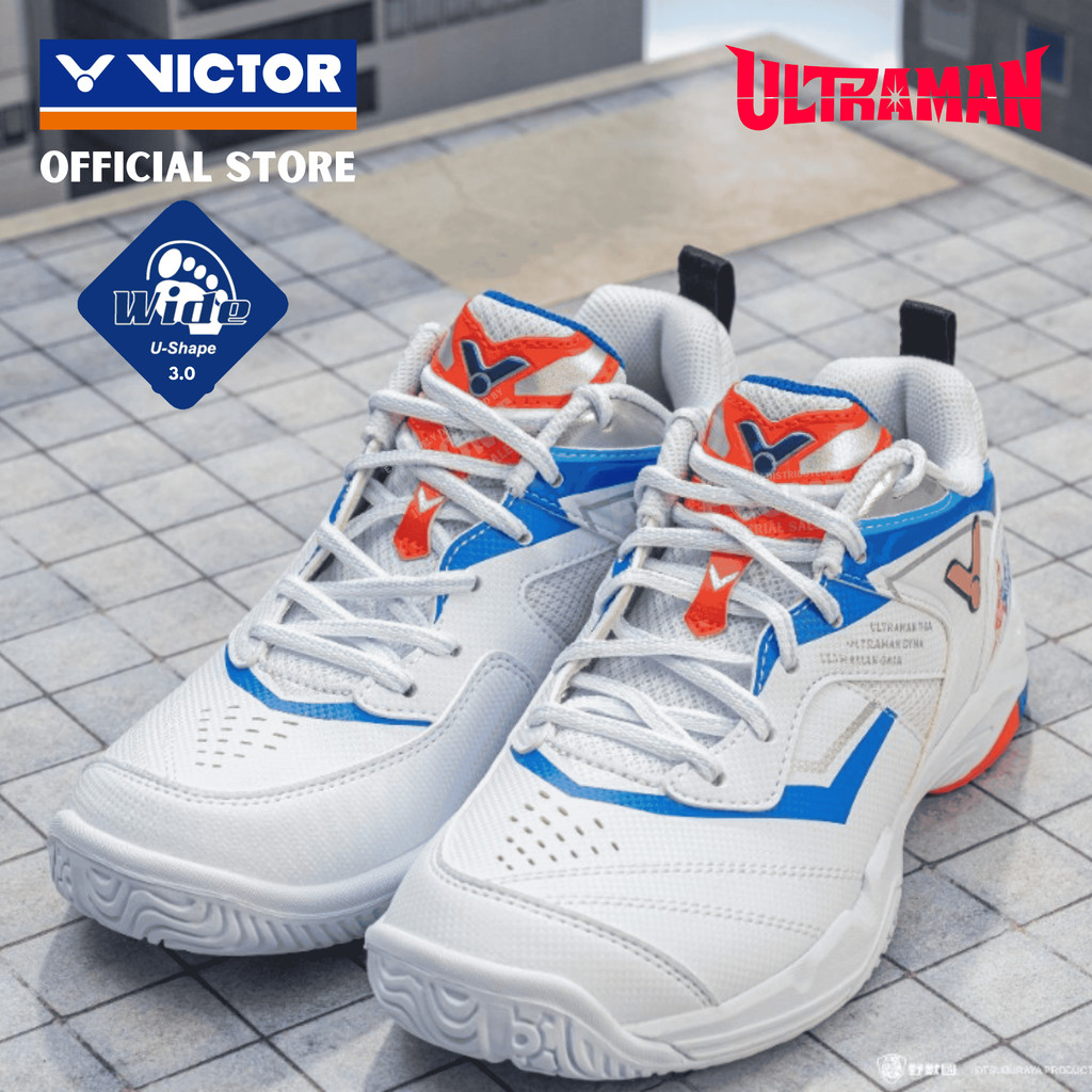 VICTOR ULTRAMAN Collection Bright White Shoes (P-UTM A) | Shopee ...