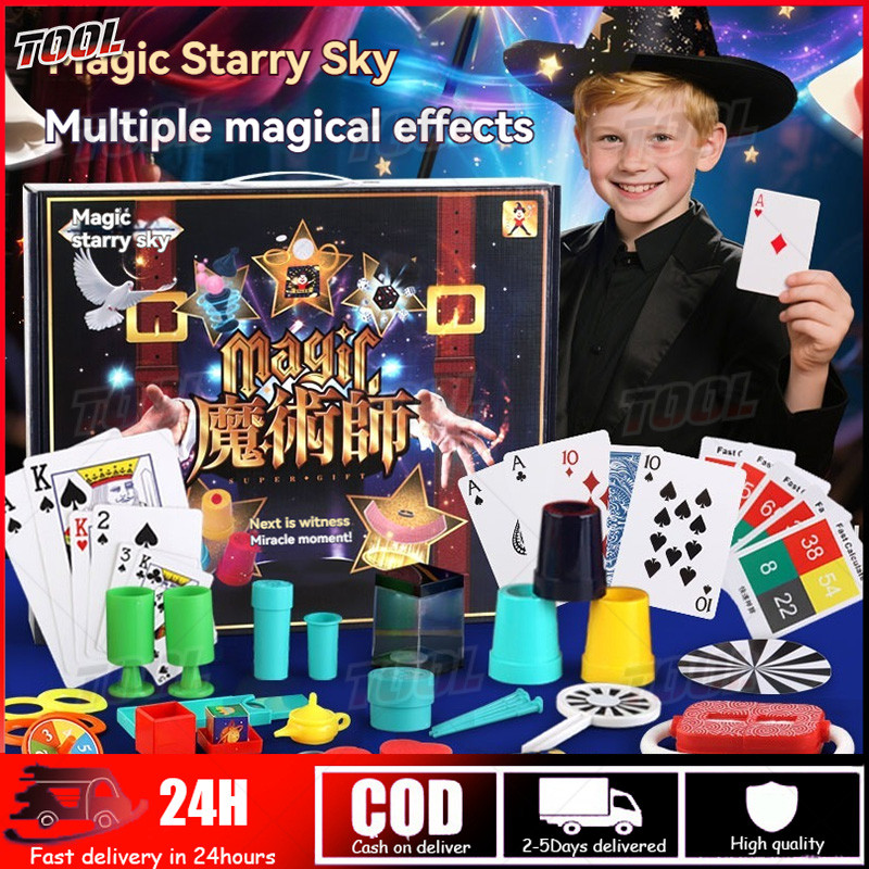 Beginners Magic Toys for Kids Simple Magic Tricks Set Fun Party ...