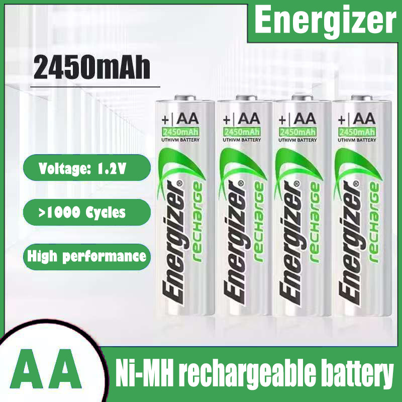 Energizer Rechargeable Batteries: AA(2450mAh)/AAA(900mAh) 1.2V NiMH for ...