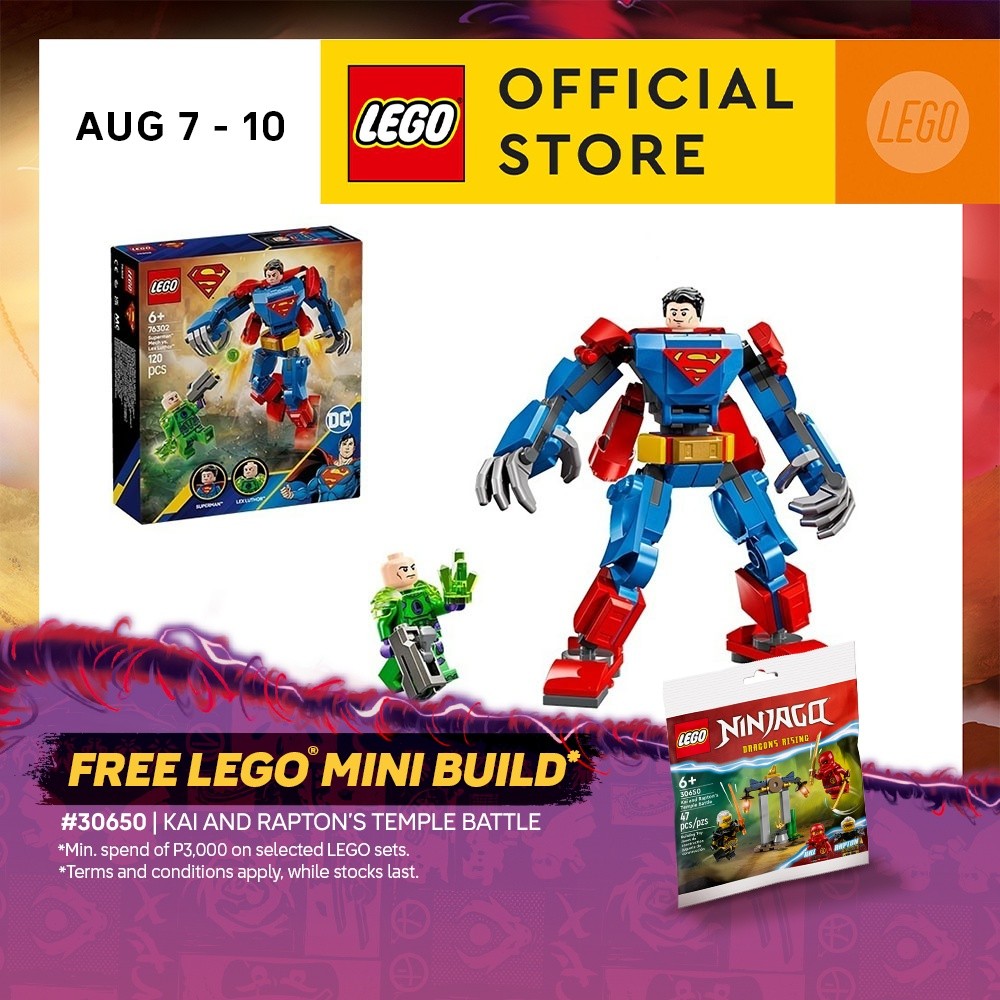 LEGO® Super Heroes DC 76302 Superman™ Mech vs. Lex Luthor™, Age 6 ...