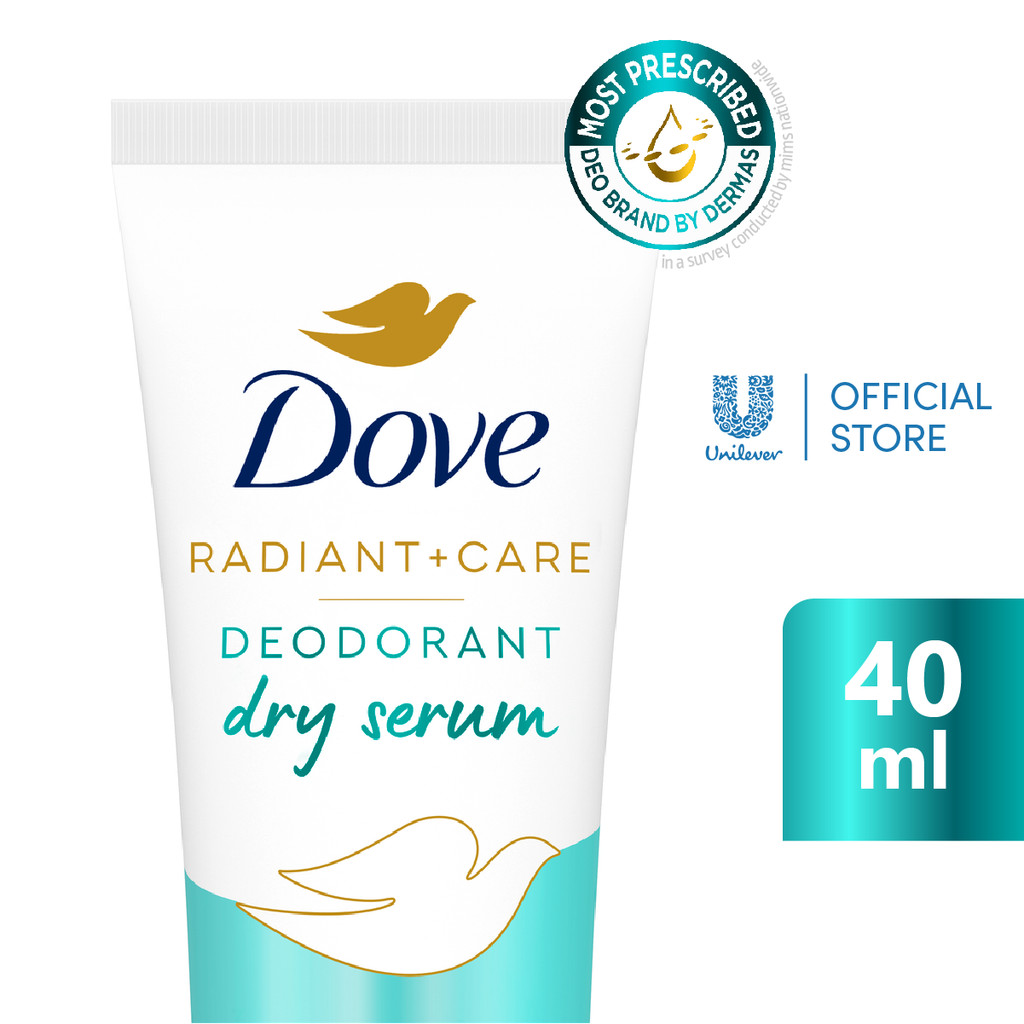 Dove Radiant + Care Deodorant Dry Serum 3% Niacinamide Pro-Ceramides ...