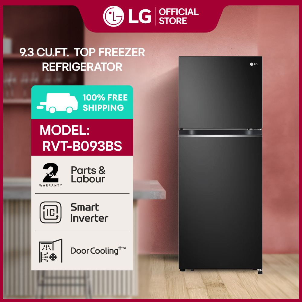 LG 9 Cu. Ft. Top Freezer Refrigerator w/ Smart Inverter Compressor in ...
