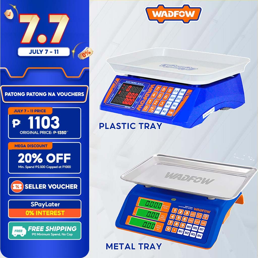 Wadfow Rechargeable Digital Weighing Kitchen Timbangan Food Fruit Scale ...