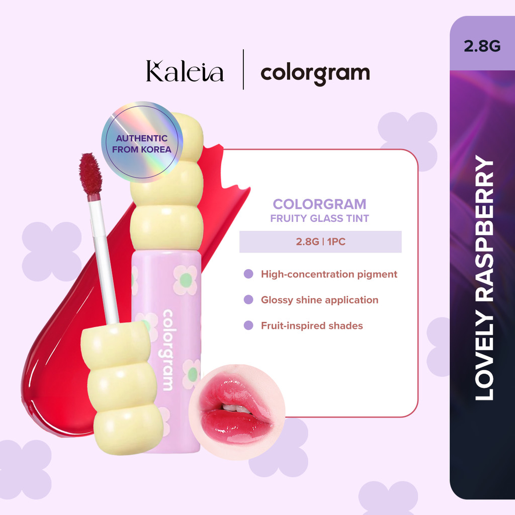 [COLORGRAM] Fruity Glass Tint in 08 Lovely Raspberry (2.8g) | Long ...
