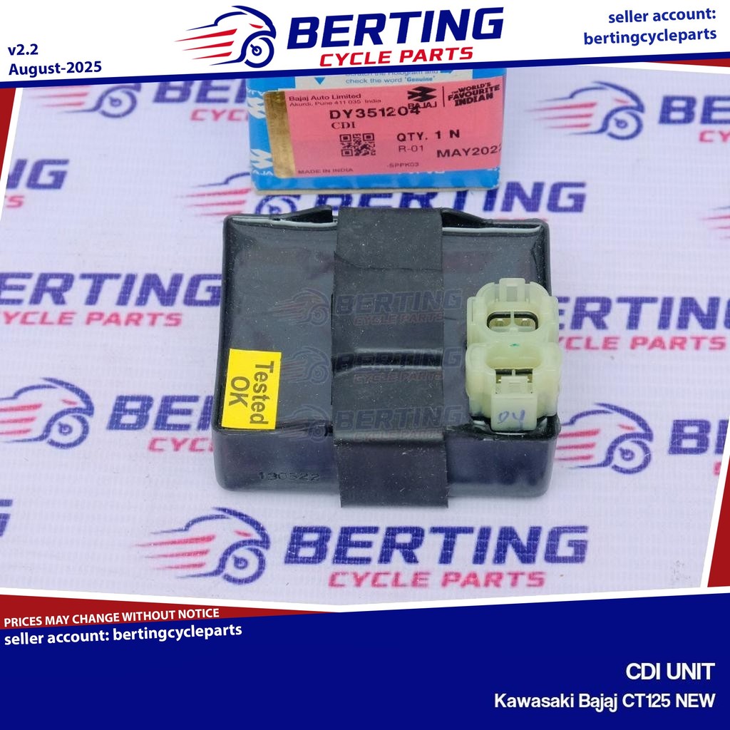 CDI UNIT Kawasaki Bajaj CT125 NEW Genuine DY351204 | Shopee Philippines