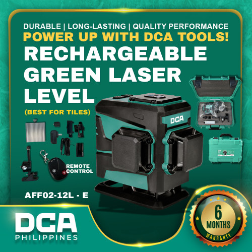 DCA AFF02-12LE Rechargeable Green Laser Level 10M | Best for Tiles ...