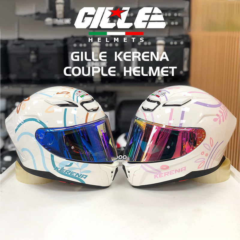 B1T1 100%LEGIT COUPLE HELMET GILLE KERENA Full Face Helmet For ...