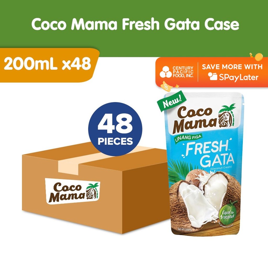 Coco Mama Fresh Gata 200ml (Case of 48pcs) | Shopee Philippines