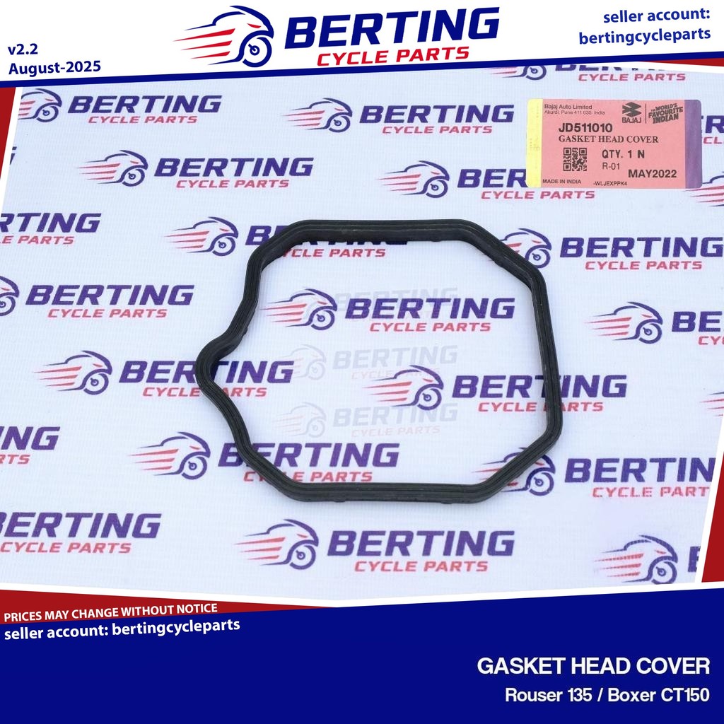 GASKET HEAD COVER Rouser 135 Kawasaki Boxer CT150 Genuine JD511010 ...