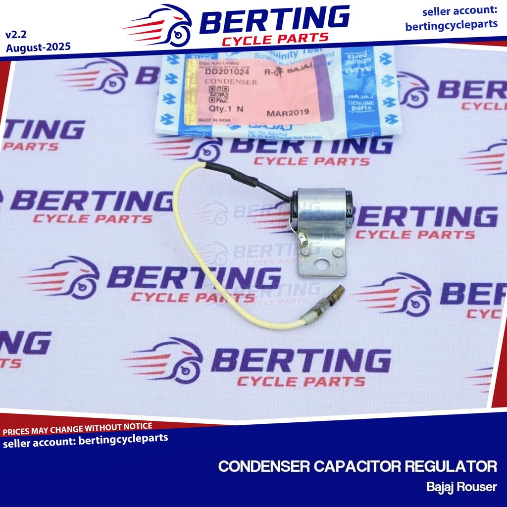 CONDENSER CAPACITOR REGULATOR 4700uF Bajaj Rouser Genuine DD201024 ...