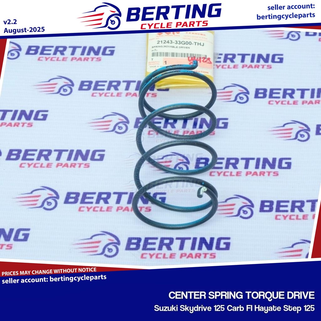 SGP CENTER SPRING TORQUE DRIVE Suzuki Skydrive 125 Carb FI Hayate Step ...