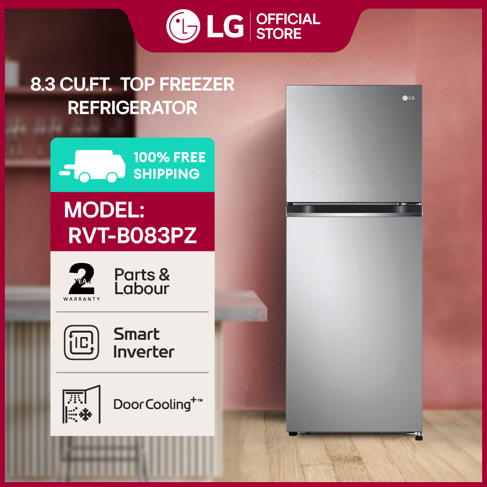 LG Refrigerator - 8.3 Cu. Ft. Top Freezer Refrigerator w/ Smart ...