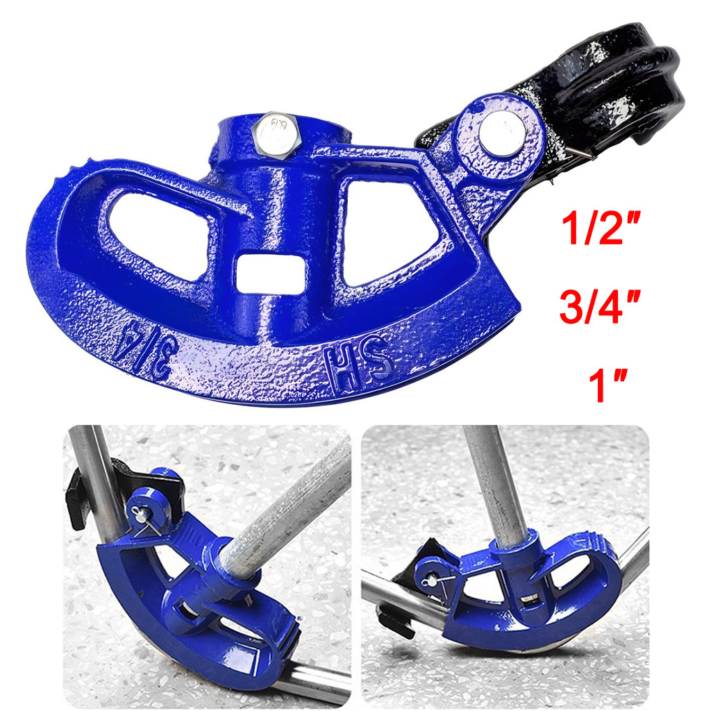 Pipe Tube Bender Portable Hand 1/2″ 3/4″ 1″ Manual Pipe Bender Bending ...