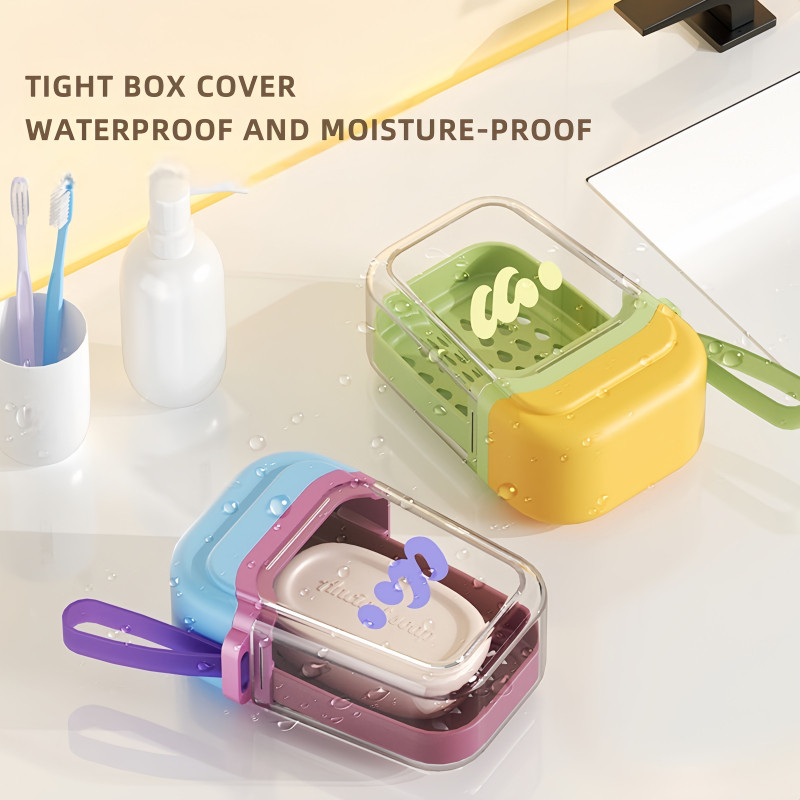 Soap Box Travel Portable Mini Soap Box Premium Sealed Double Layered ...