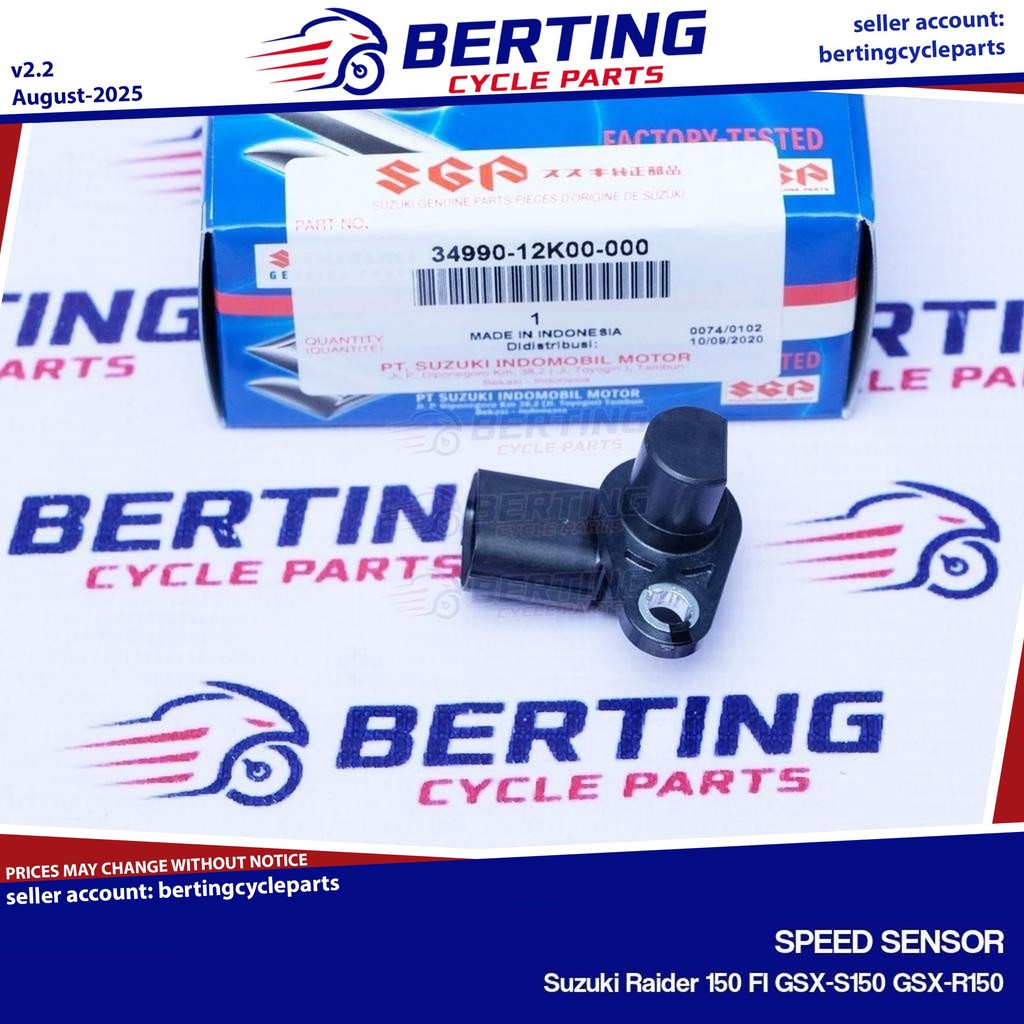 SGP SPEED SENSOR Suzuki Raider 150 FI GSX-S150 GSX-R150 Genuine 34990 ...
