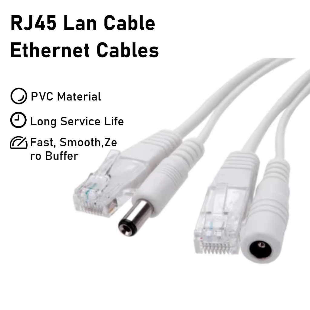 CCTV 5/10/15/20M Optional RJ45 Lan Cable Ethernet Internet Network Cord ...