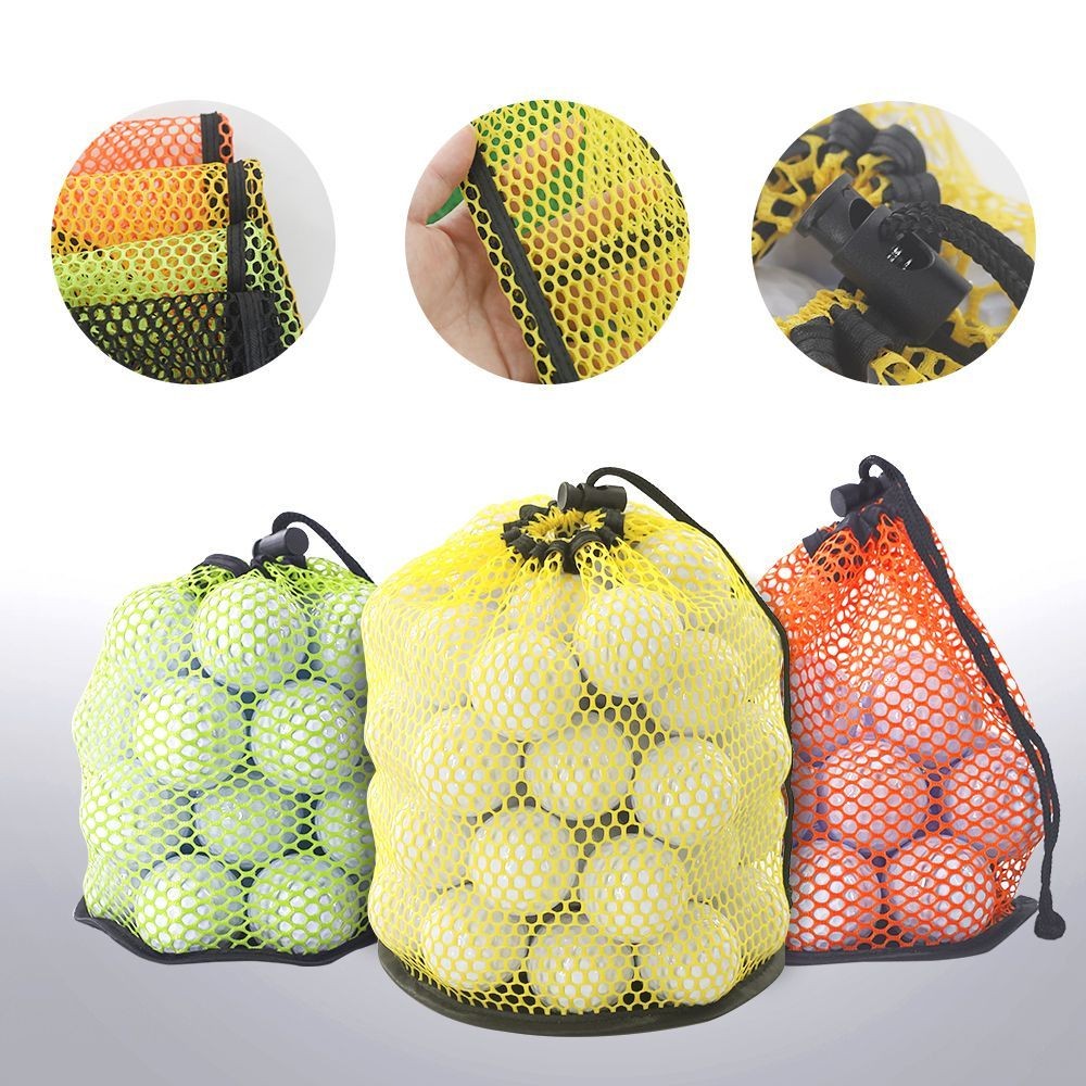 Golf ball storage bag mesh bag for holding balls15/25/50Sturdy storage ...