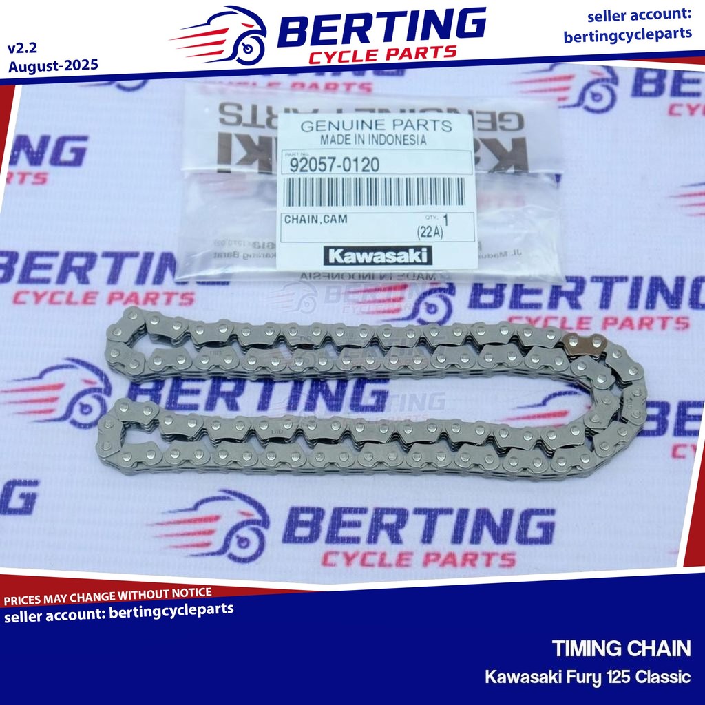 TIMING CHAIN Camshaft Kawasaki Fury 125 Classic up to 2014 Genuine ...