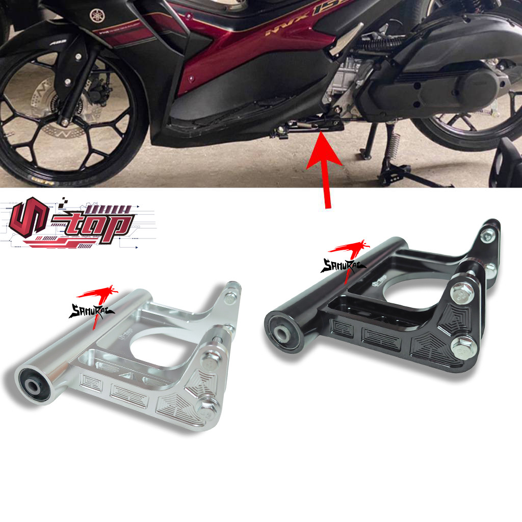 S-TOP CNC Engine Support Extender Yamaha Aerox V1 V2 CNC Extend Extand ...