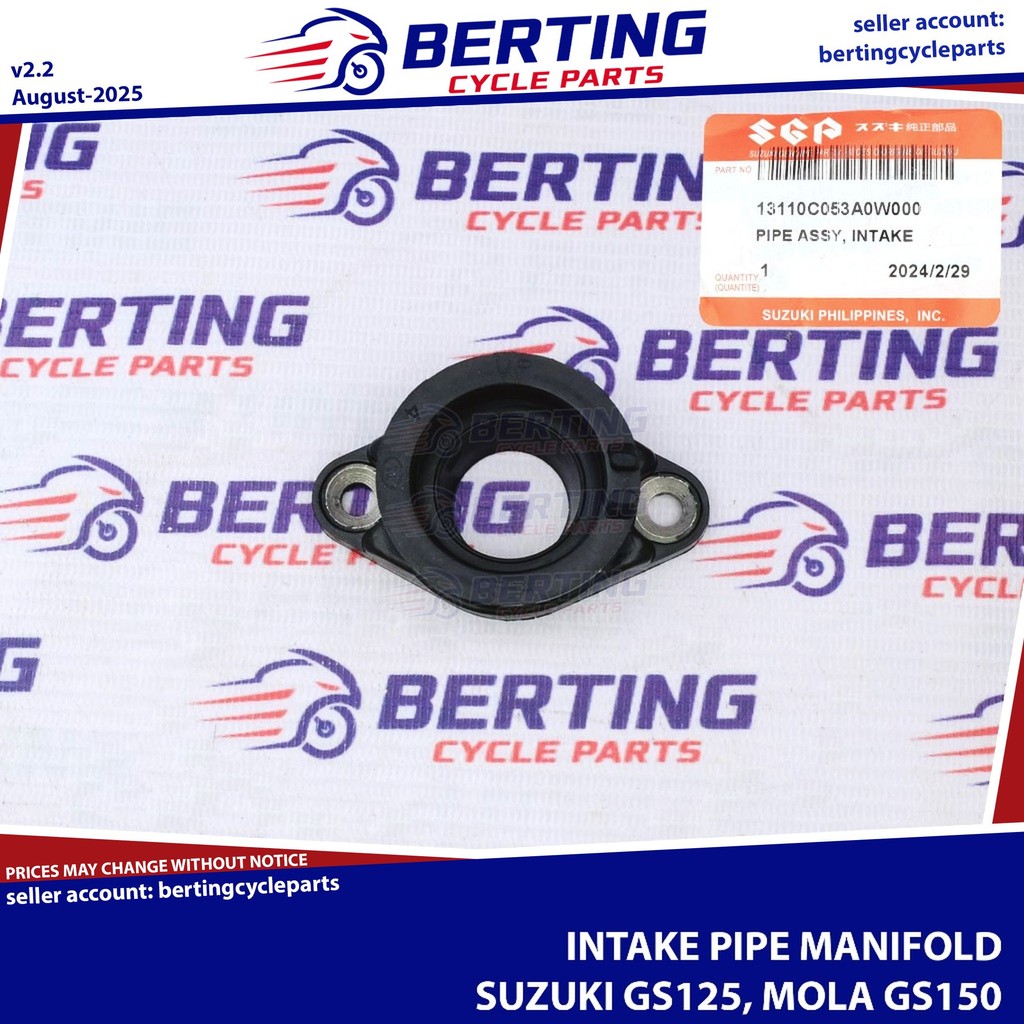 SGP INTAKE PIPE MANIFOLD Suzuki GS125 Mola GS150 Genuine ...