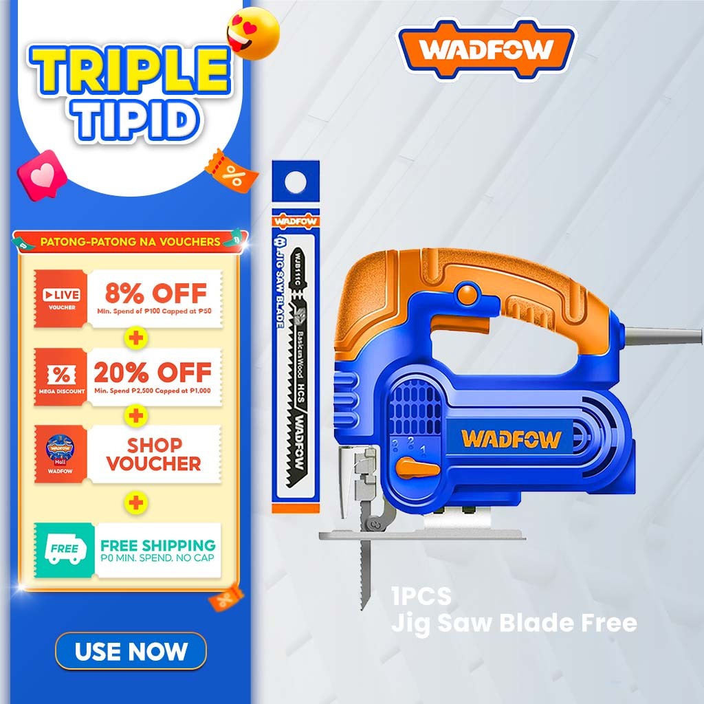 Wadfow WJS15571 Electric Jigsaw 570W Wood Cutter Machine 4 Step ...