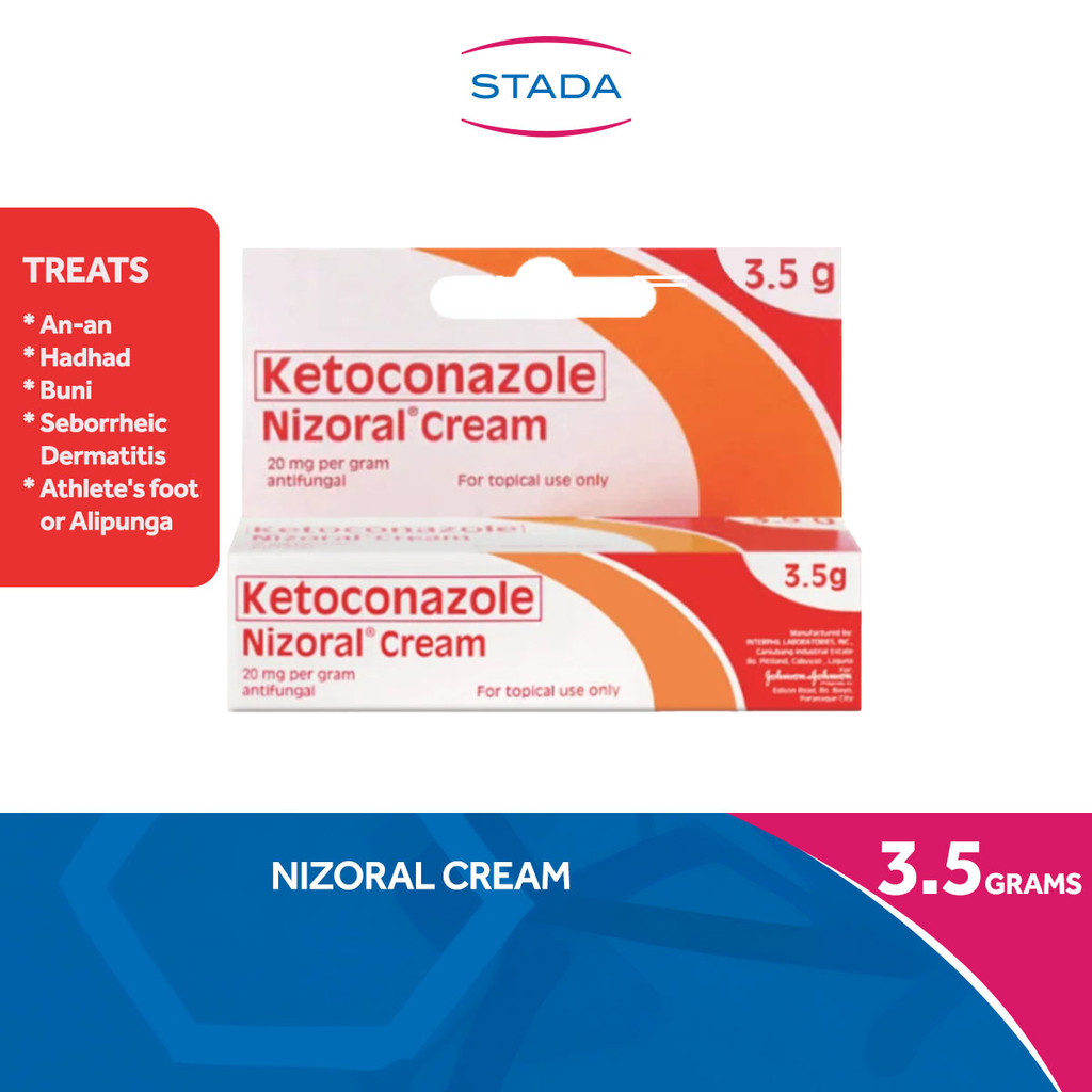 NIZORAL® Ketoconazole Antifungal Cream for Buni, Hadhad, An-an ...