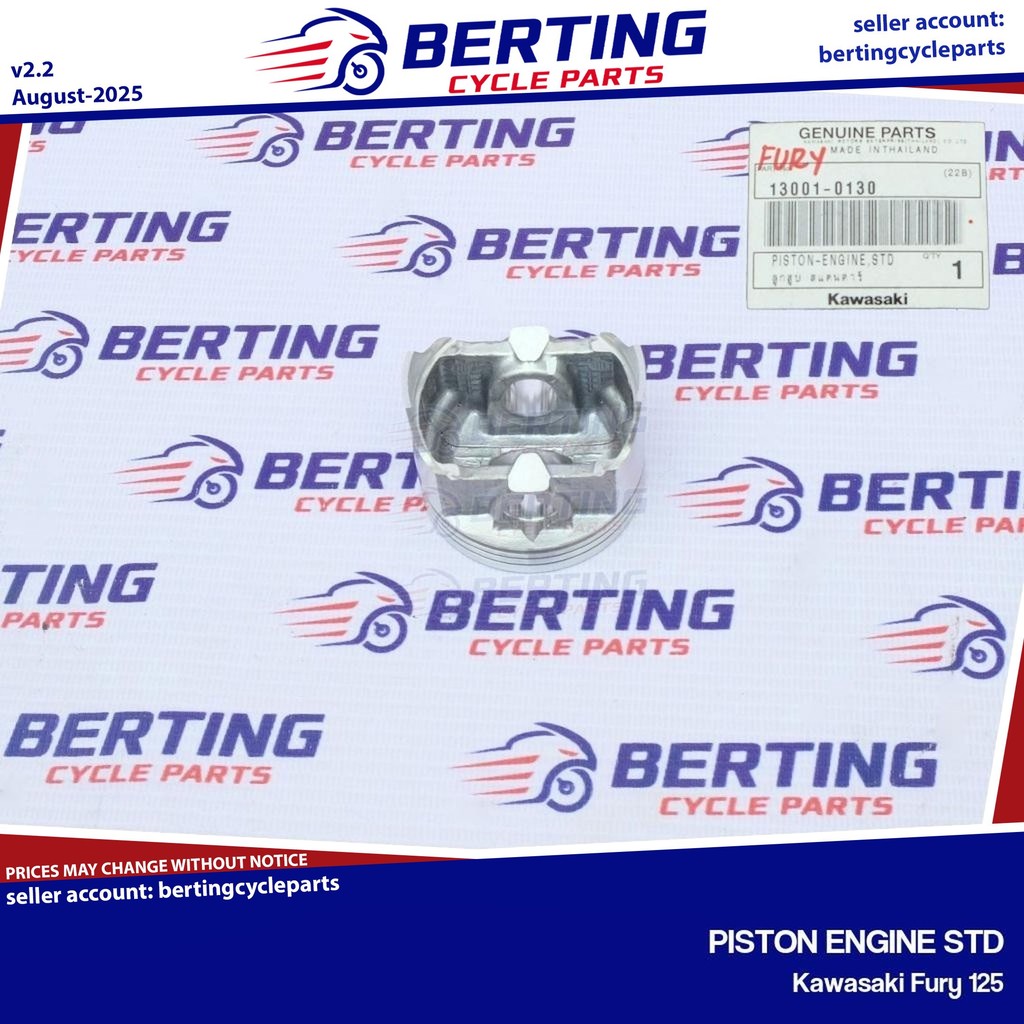 PISTON ENGINE STD Kawasaki Fury 125 Genuine 13001-0130 | Shopee Philippines
