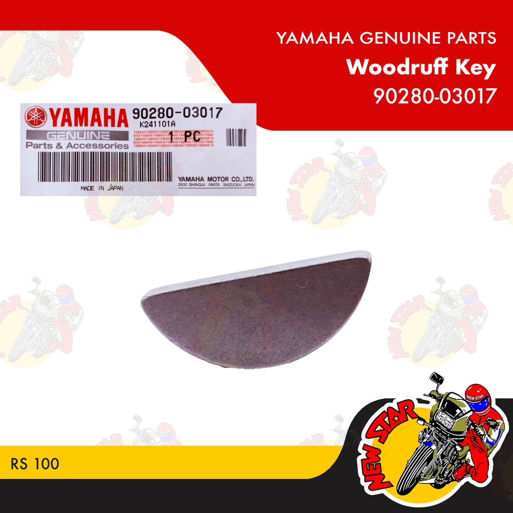 90280-03017 | Woodruff Key | Genuine Yamaha parts | Mio i 125 Mio ...