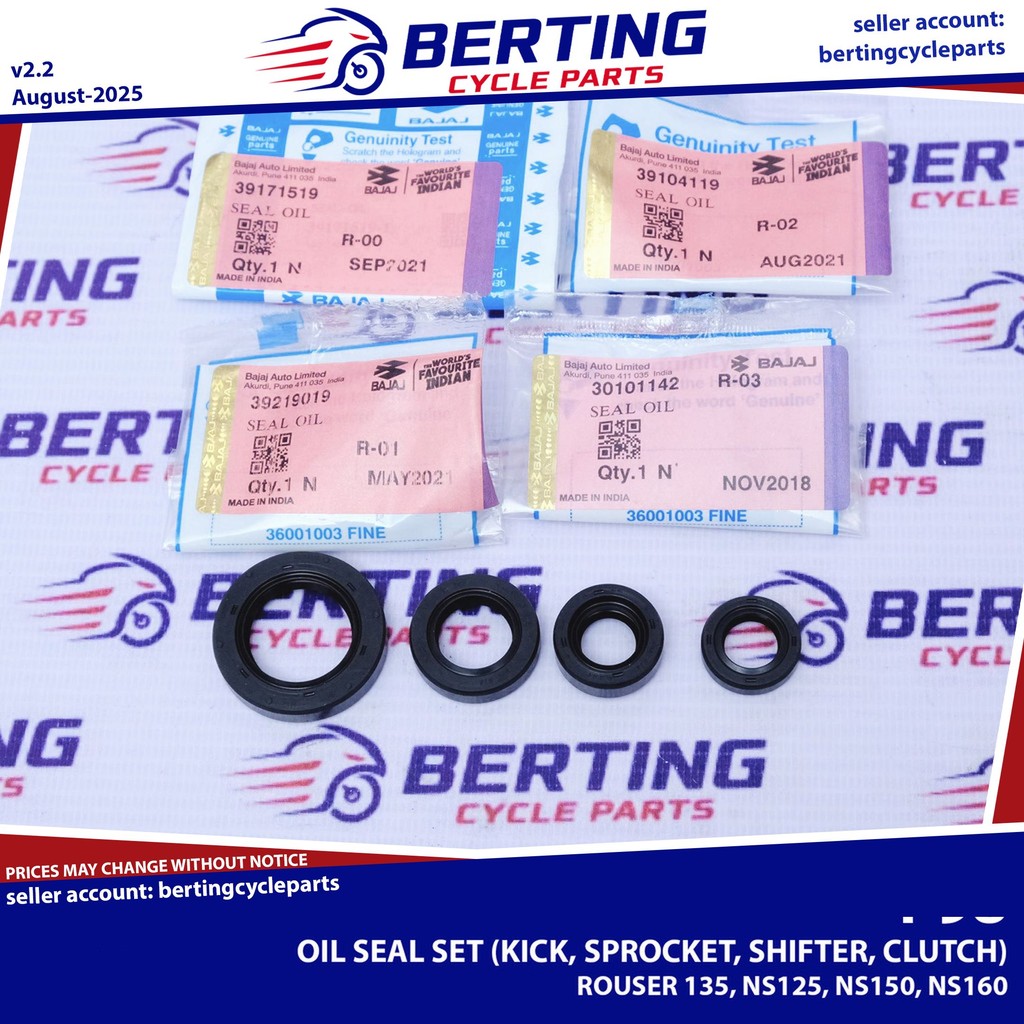 ENGINE OIL SEAL Rouser NS125 135 NS150 NS160 Kawasaki CT125 CT150 Boxer ...