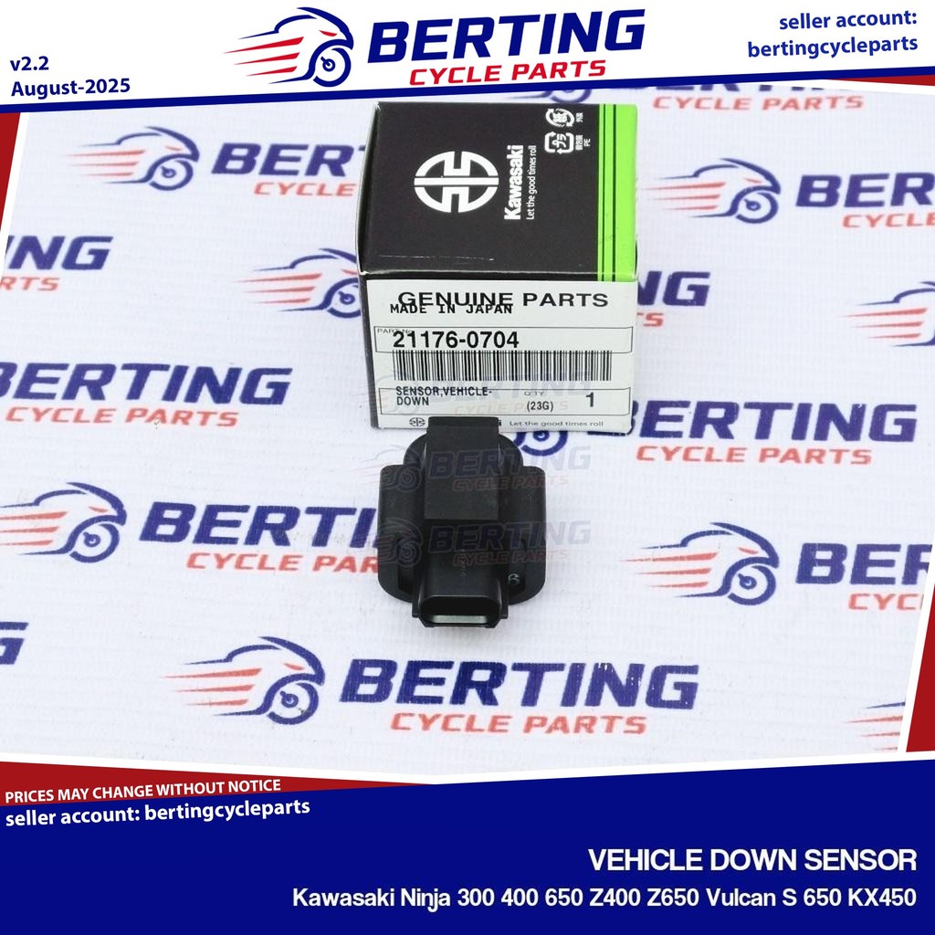 VEHICLE DOWN SENSOR Kawasaki Ninja 300 400 650 Z400 Z650 Vulcan S 650 ...