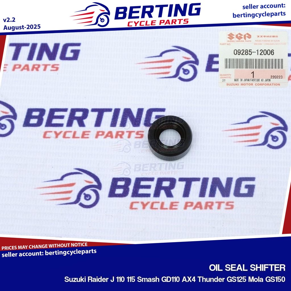 SGP OIL SEAL SHIFTER Suzuki Raider J 110 115 Smash GD110 AX4 Thunder ...