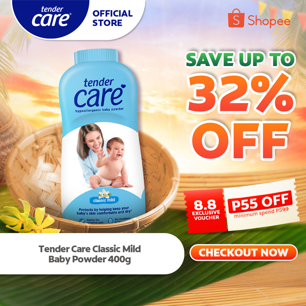 Tender Care Classic Mild Baby Powder - Hypoallergenic ...