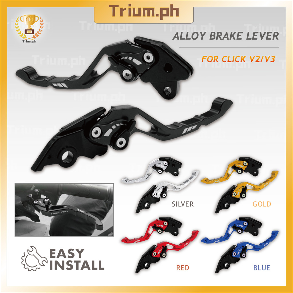 1 Pair Combi CNC Alloy Brake Lever Set For Click V2 AND Click V3 COMBI ...