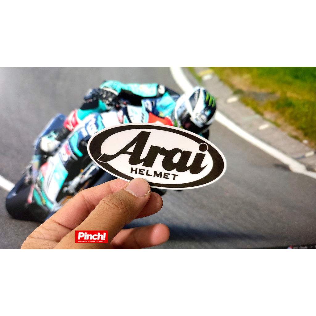 Pinch Motorcycle Sticker - Arai Helmet 4pcs | Shopee Philippines